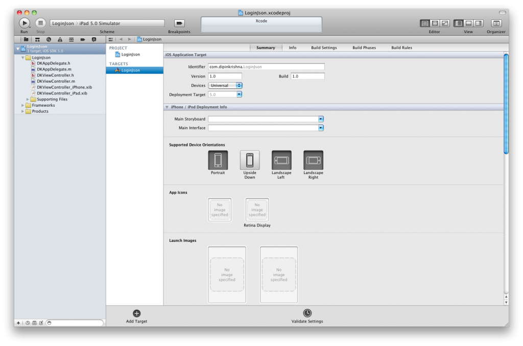 Ios Login Screen Tutorial With Server Authentication Json Php Dipin Krishna