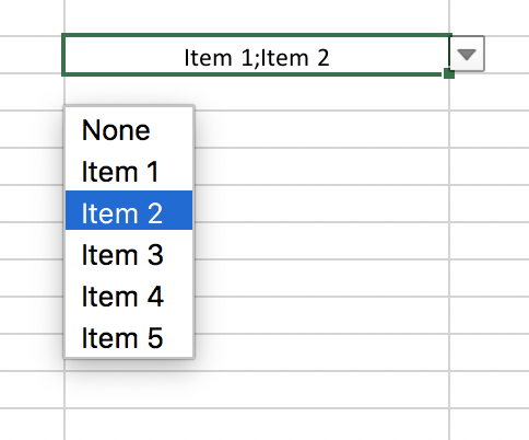 Excel: VBA Macro Code for Multi Select Drop Down List - Dipin Krishna